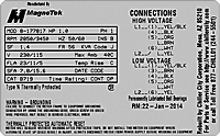 Generate Magnetek Motor Labels - Chiller City Intranet